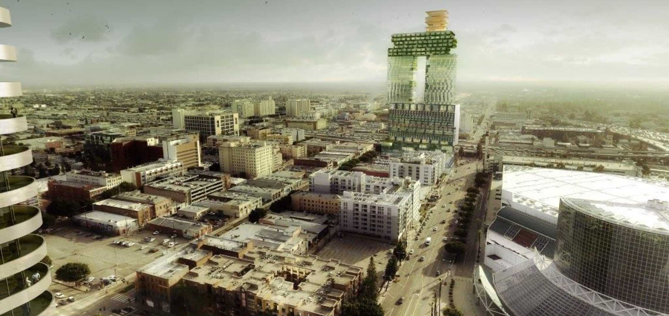 Renderings Revealed for Freeway-Adjacent DTLA Tower | Urbanize LA